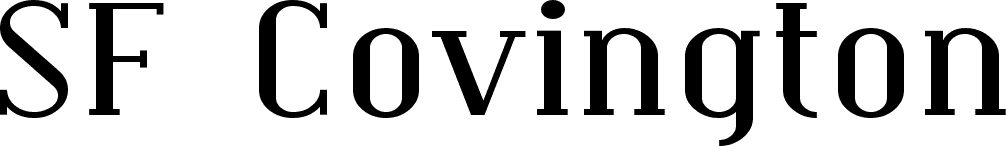 SF Covington Exp font | Fonts2u.com