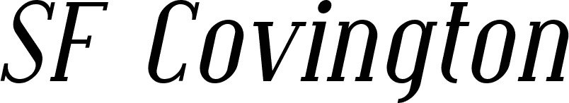 SF Covington Italic font | Fonts2u.com