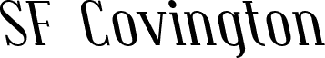 SF Covington Italic font | Fonts2u.com