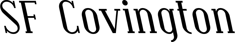 SF Covington Rev Italic font | Fonts2u.com