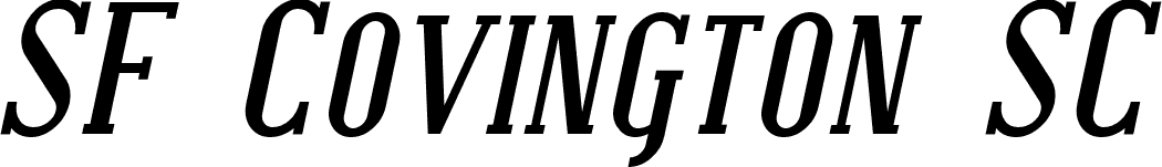 SF Covington SC Bold Italic font | Fonts2u.com