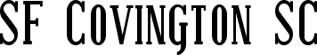 SF Covington SC font