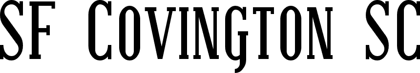 SF Covington SC Cond Bold font | Fonts2u.com