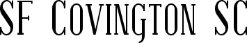 SF Covington SC Exp Bold Italic font | Fonts2u.com