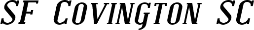 SF Covington SC Bold font | Fonts2u.com