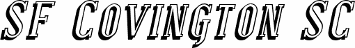 SF Covington SC font