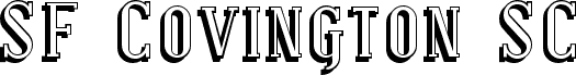 SF Covington SC font