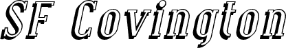 SF Covington Exp Bold font | Fonts2u.com