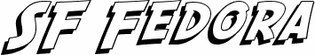 SF Fedora font | Fonts2u.com