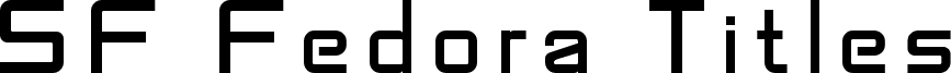SF Fedora Titles Shadow Italic font | Fonts2u.com