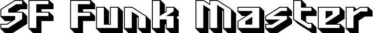 SF Funk Master Oblique font
