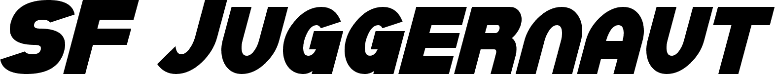 SF Juggernaut Condensed Bold Italic font | Fonts2u.com