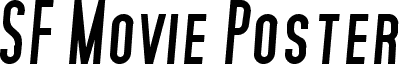SF Movie Poster font | Fonts2u.com