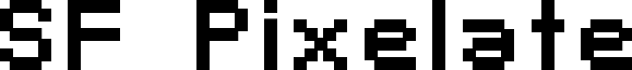 SF Pixelate Shaded Bold Oblique font | Fonts2u.com