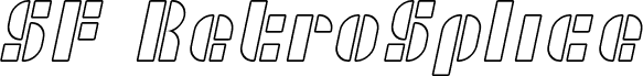 SF RetroSplice SC Outline font | Fonts2u.com