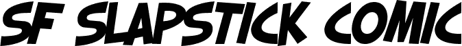 SF Slapstick Comic Shaded font | Fonts2u.com