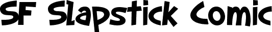 SF Slapstick Comic Shaded font