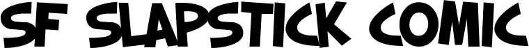 SF Slapstick Comic font | Fonts2u.com