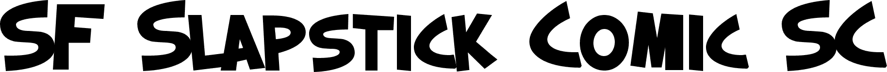 SF Slapstick Comic SC Bold font | Fonts2u.com