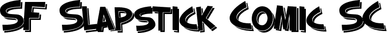 SF Slapstick Comic SC Bold font | Fonts2u.com
