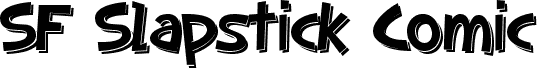 SF Slapstick Comic font | Fonts2u.com