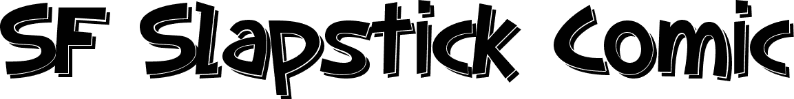 SF Slapstick Comic Shaded font | Fonts2u.com