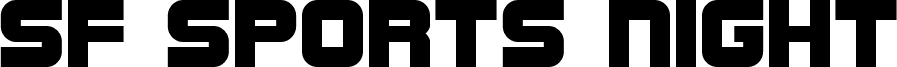 SF Sports Night Upright font | Fonts2u.com