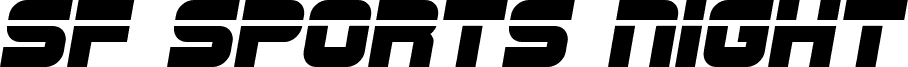 SF Sports Night Upright font | Fonts2u.com