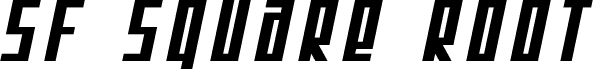 SF Square Root Shaded font | Fonts2u.com