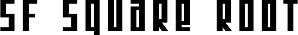 SF Square Root Shaded font | Fonts2u.com