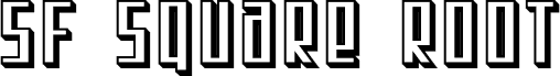 SF Square Root Bold font | Fonts2u.com