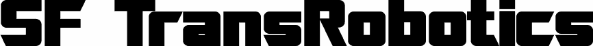 SF TransRobotics Extended Oblique font | Fonts2u.com