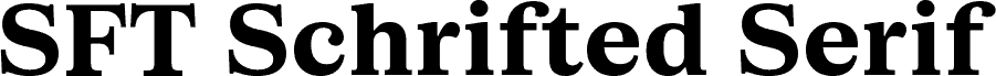 SFT Schrifted Serif TRIAL T DemiBold font | Fonts2u.com