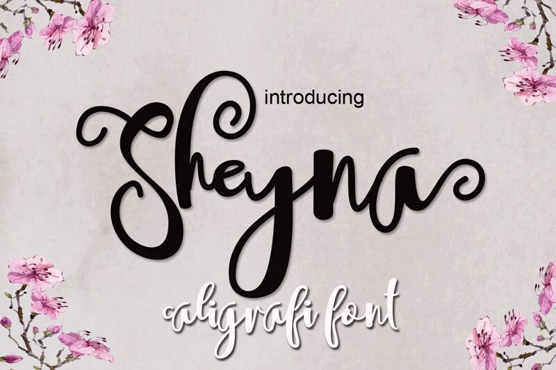Sheyna font | Fonts2u.com