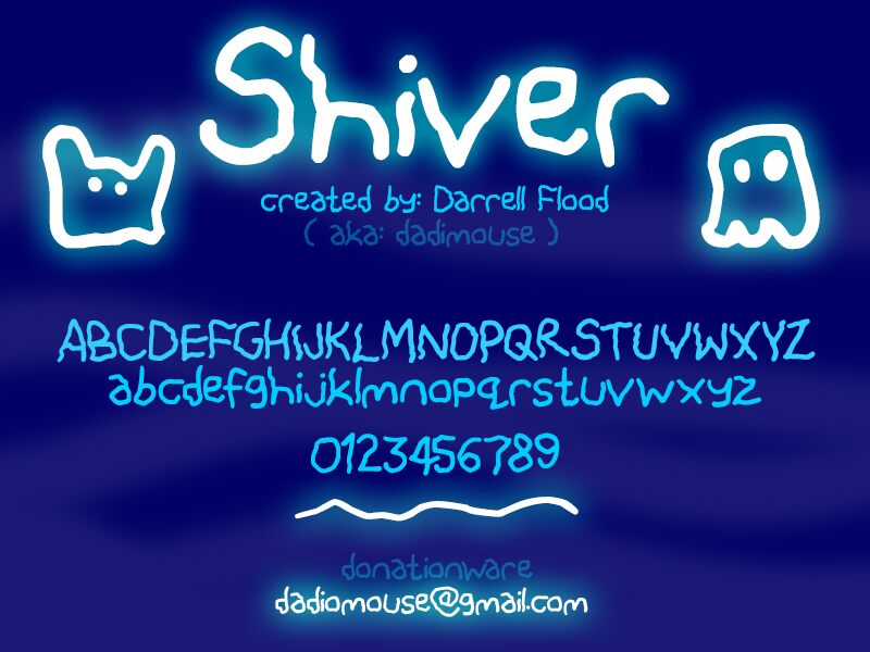 Shiver fuente | Fonts2u.com