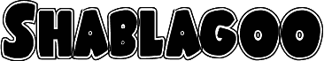 Shablagoo 3D font | Fonts2u.com