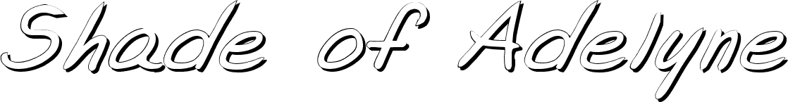 Shade of Adelyne font