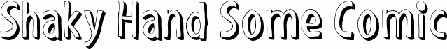 ShakyHandSomeComic-Bold font