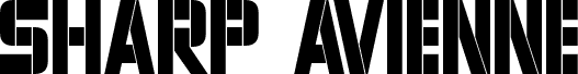 Sharp Avienne font | Fonts2u.com