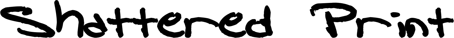 Shattered Print Bold font | Fonts2u.com