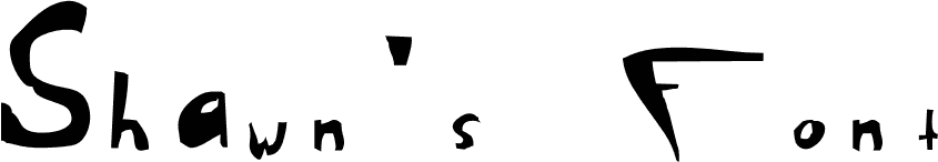 Shawn's Font font | Fonts2u.com