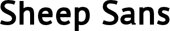 Sheep Sans font