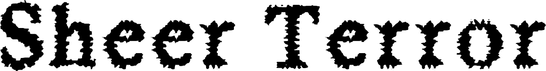 Sheer Terror font | Fonts2u.com