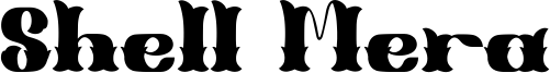 Shell Mera Stamp font | Fonts2u.com