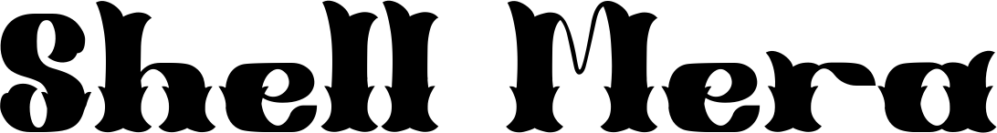 Shell Mera font | Fonts2u.com