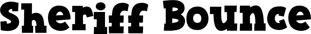 Sheriff Bounce font