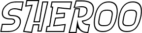 SHEROO Italic font