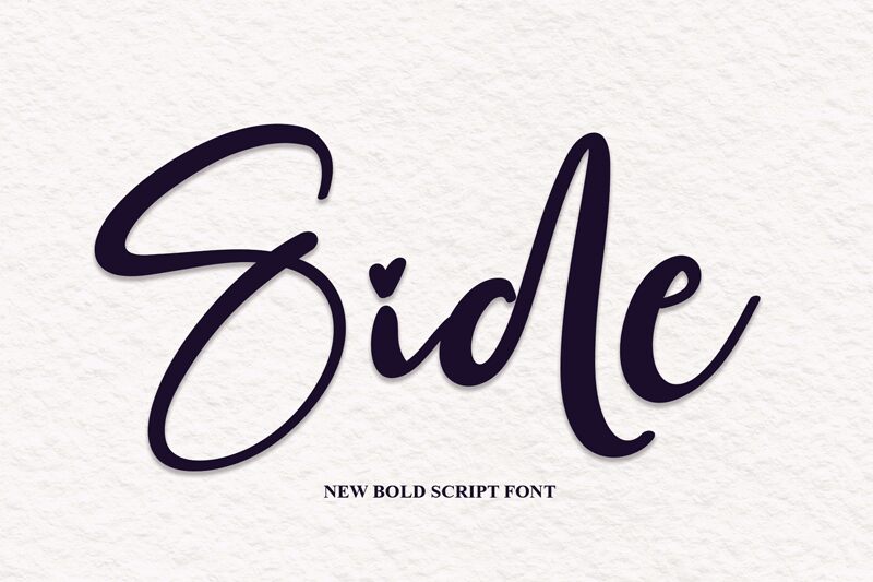 Side font | Fonts2u.com
