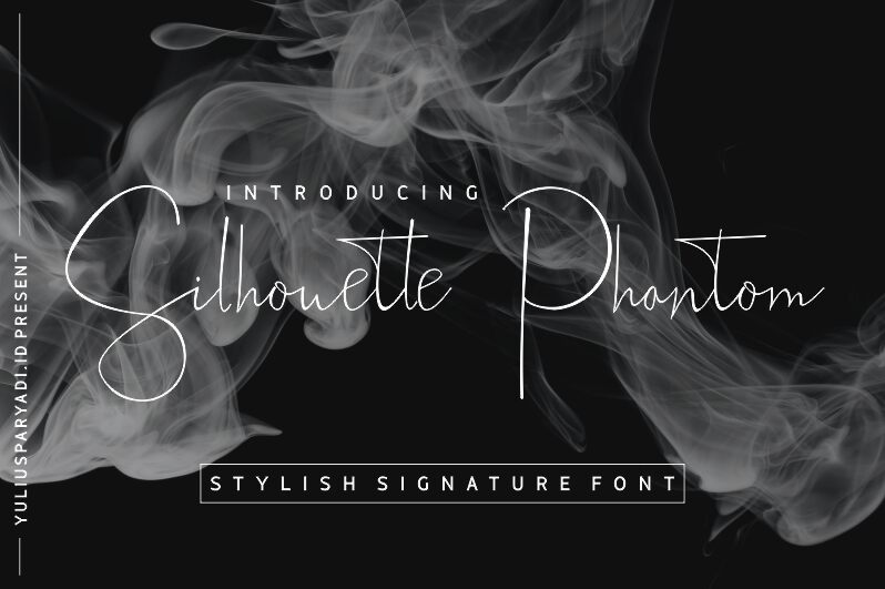 Silhouette Phantom font | Fonts2u.com
