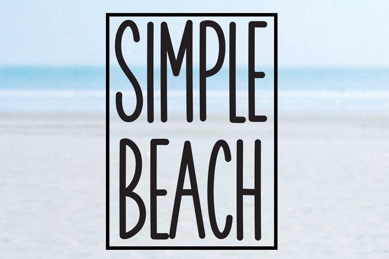 Simple Beach font | Fonts2u.com
